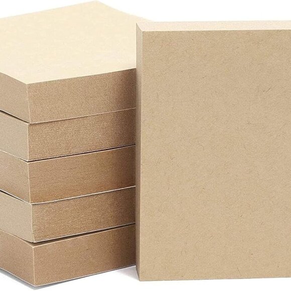 Office | 6pack Kraft Paper Sticky Notes 3x3 Inch Brown Selfadhesive ...